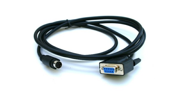 Allen Bradley Micrologix Cable serial 1761-CBL-PM02 180 deg end